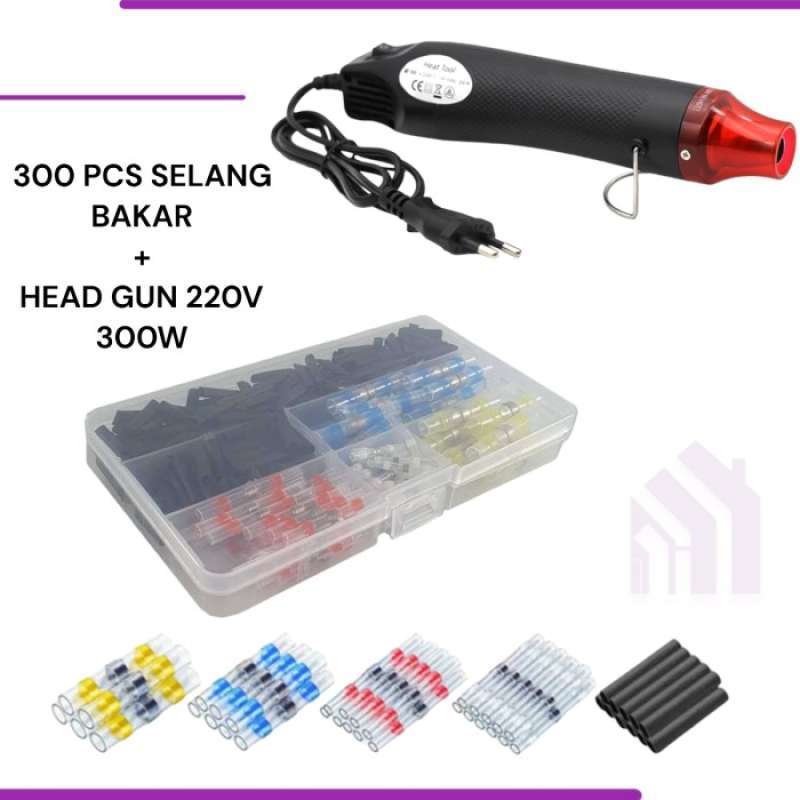 Promo Selang Bakar Isolasi Ciut Selongsong Timah Sambungan Kabel Heat ...