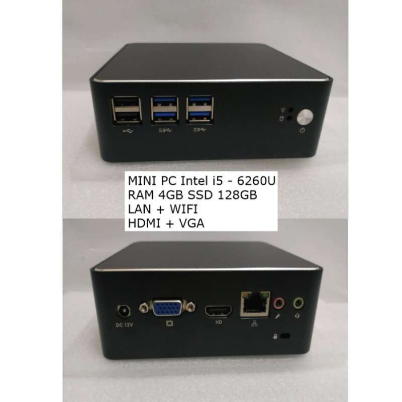 Promo Mini Pc Intel Core I5 4gb 128gb Ssd Hdmi Vga Wifi Mirip Minipc ...