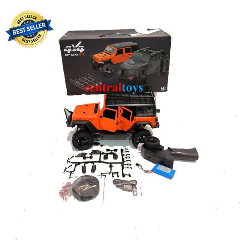 Promo Mn128 Mn-128 Rc Crawler Jeep Rubicon Wrangler Rtr 4wd Full Propo ...