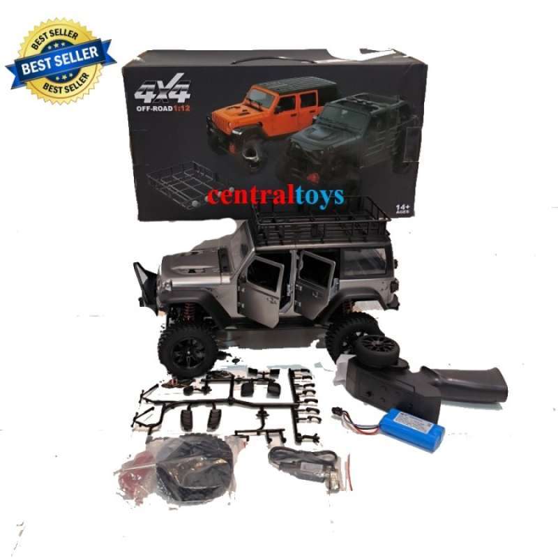 Promo Mn128 Mn-128 Rc Crawler Jeep Rubicon Wrangler Rtr 4wd Full Propo ...