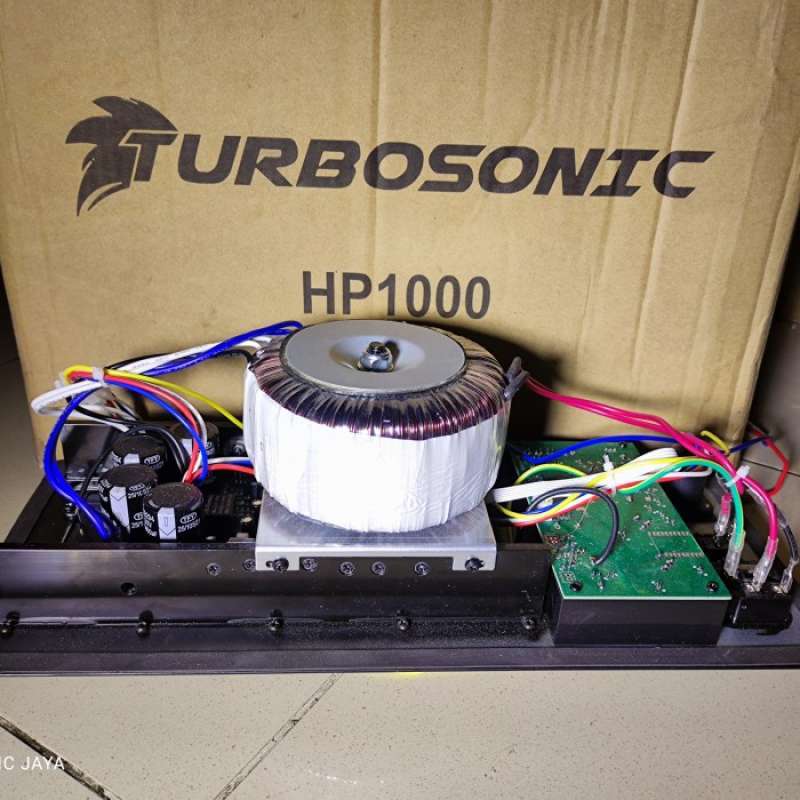 Jual Mesin Kit Power Amplifier Aktif Turbosonic Model Huper 1000 Watt ...