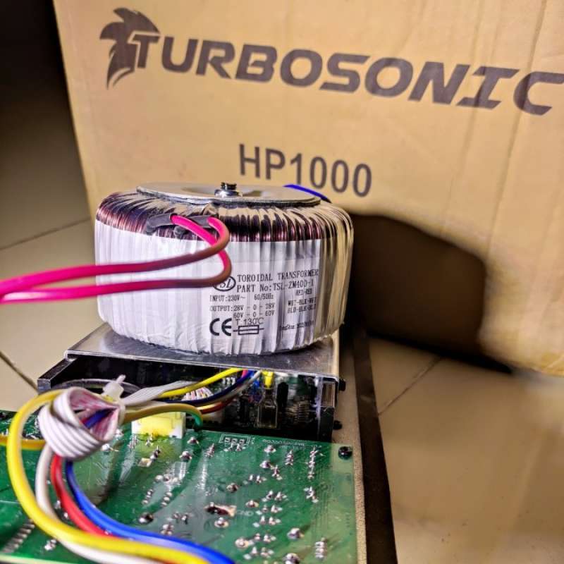 Jual Mesin Kit Power Amplifier Aktif Turbosonic Model Huper 1000 Watt ...