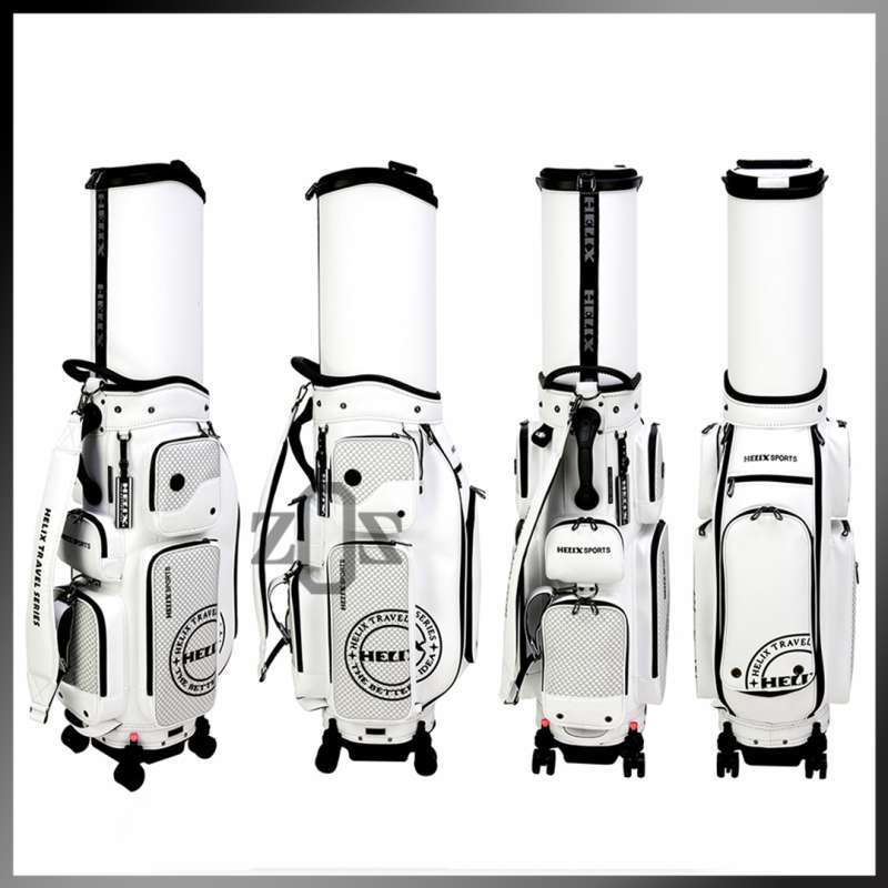 Jual Tas Stand Bag Golf Helix Club Exclusive Protection Travel White ...