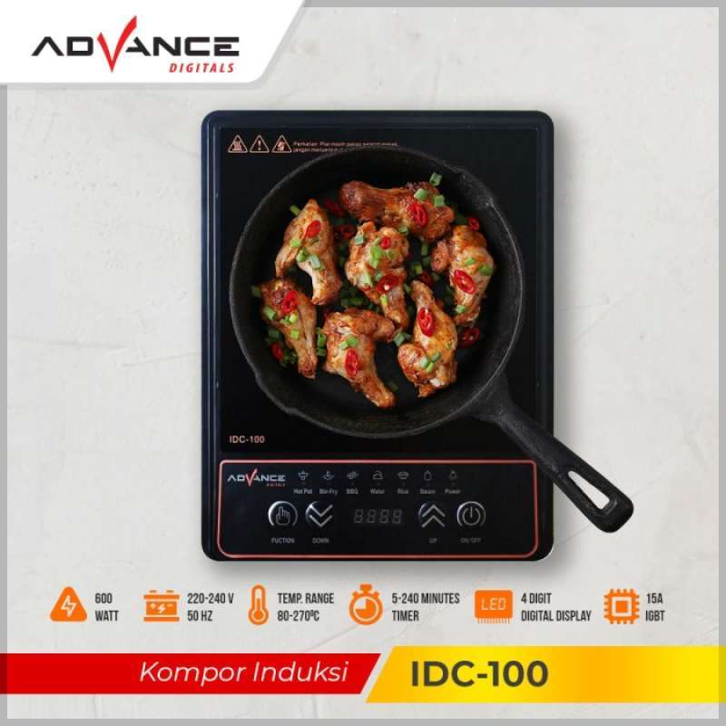 Jual Advance Idc-100 600w Induction Cooker Led Tampilan Hemat Listrik ...