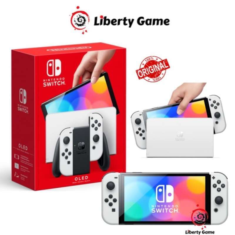 Jual Nintendo Switch Oled Model Version Console Mesin White - White ...