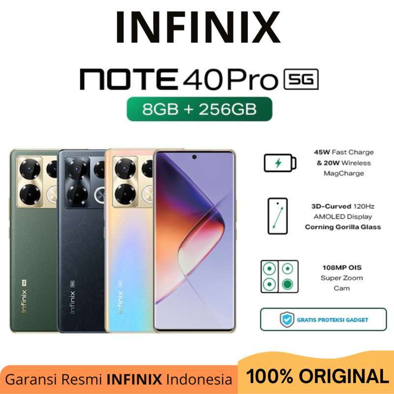 Jual Infinix Note 40 Pro 5g 8/256 Gb - Garansi Resmi Di Seller Royal Makmur - Cililitan, Kota ...