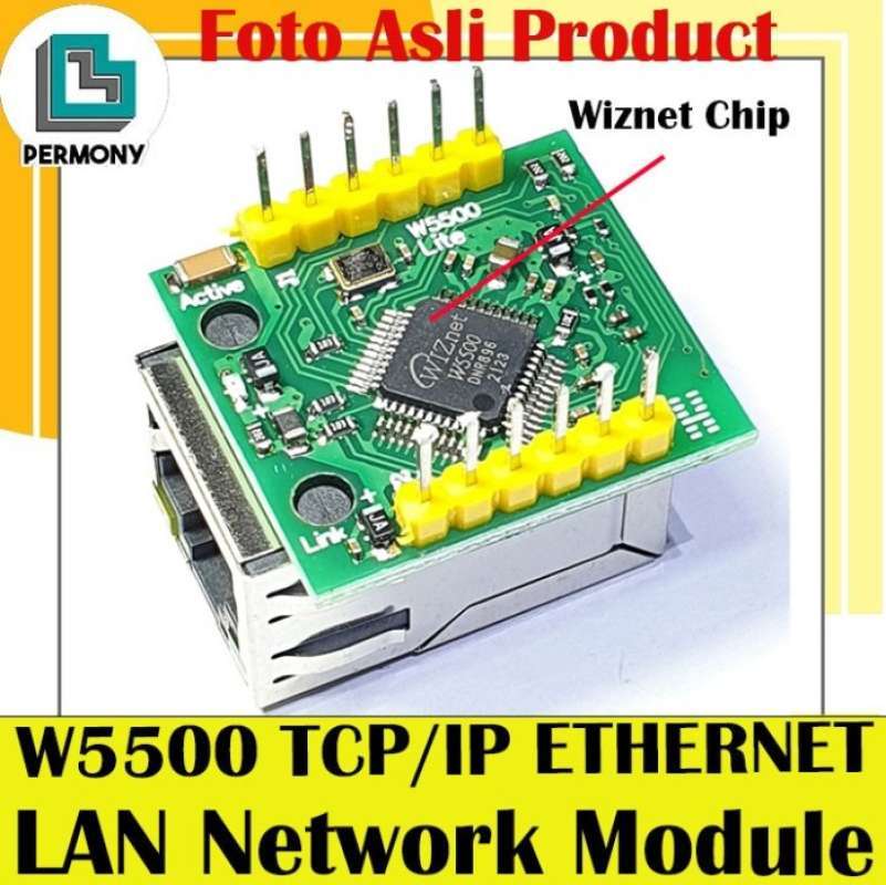 Jual W5500 Ethernet Module Tcp Ip Usr Es1 Esp8266 Esp32 Internet Di