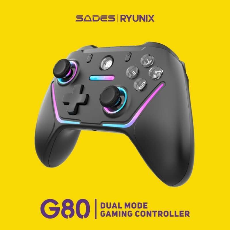 Jual Sades Ryunix G80 / G-80 Dual Mode Wireless Gamepad Gaming ...