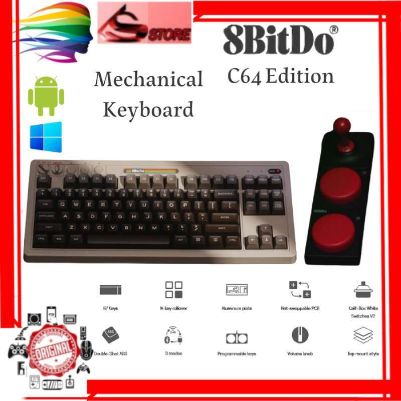 Jual 8bitdo Retro Mechanical Keyboard - C64 Edition Di Seller Velvet ...