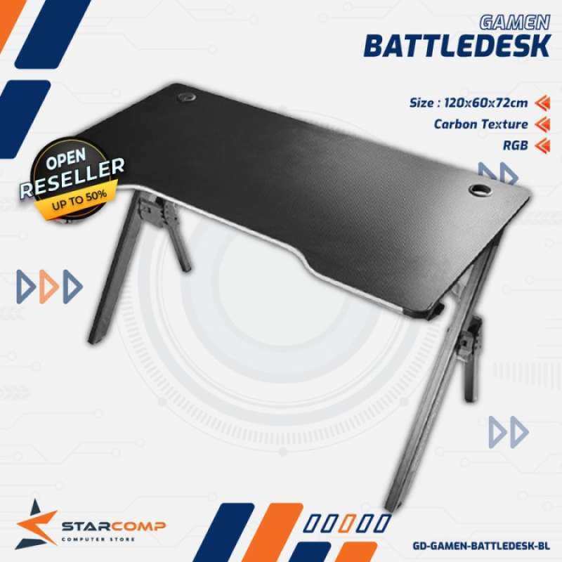 Jual Gamen Battledesk Meja Gaming Rgb Meja Komputer Gamer Di Seller ...