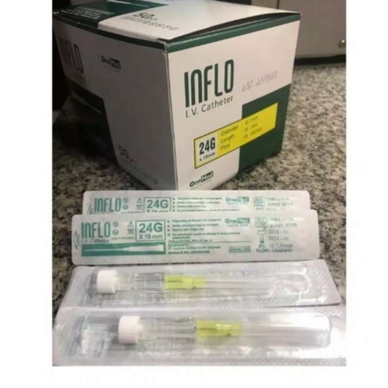 Promo Abbocath Jarum Infus Inflo/ Box ,abbacath Iv Catheter 18g,20g,22g ...