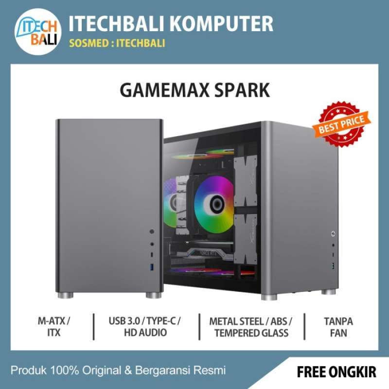 Jual Casing Gamemax Spark Matx Casing Pc - Black Di Seller Kingyo - Cengkareng Timur, Kota ...
