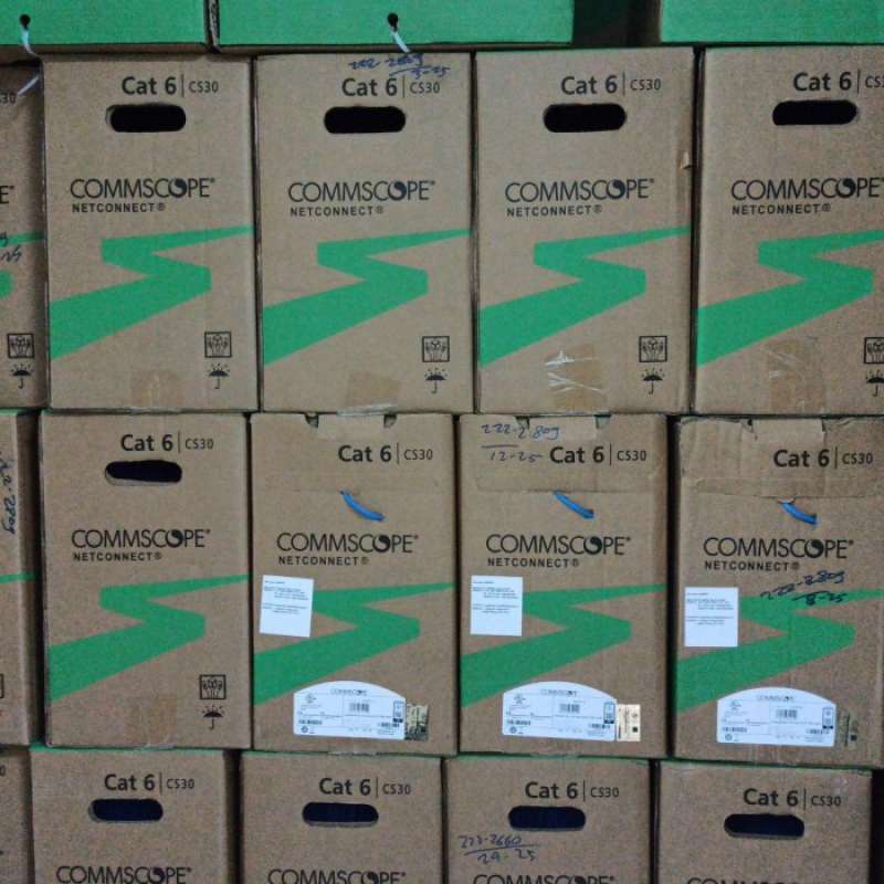 Jual Kabel Amp Commscope Cat.6 Utp 4-pair Cable, Solid, 305m Di Seller ...