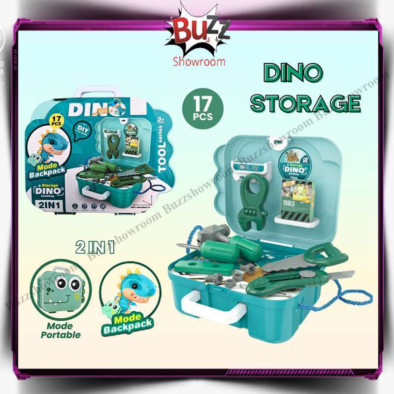 Jual Toolbox Dino Tools Set Toys Mainan Alat Perkakas Obeng Tool Box ...
