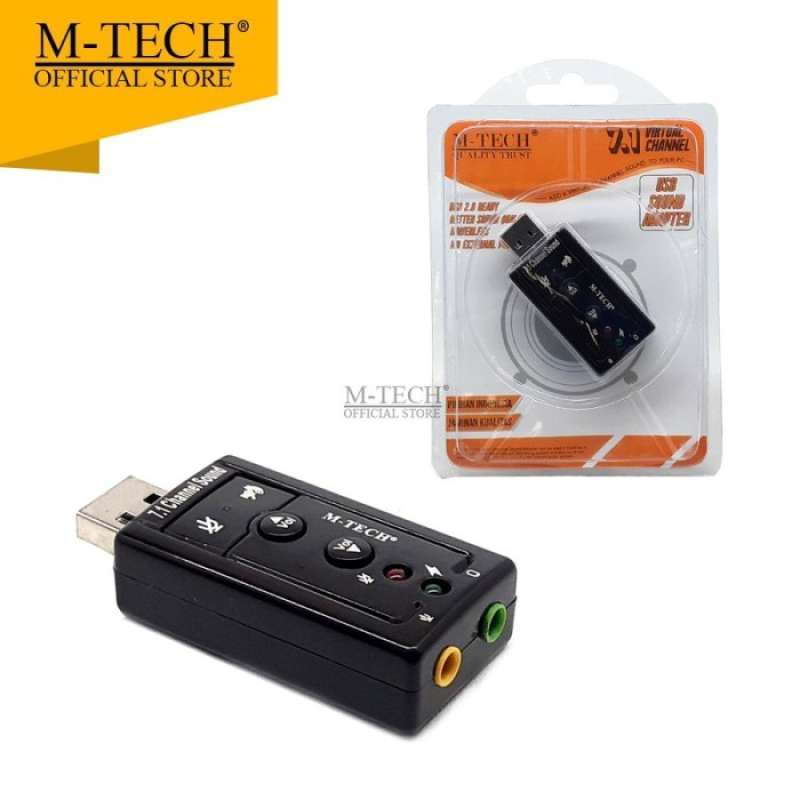 Jual M-tech Original Converter Usb Sound 7.1 Usb To Jack Sound Card Di ...