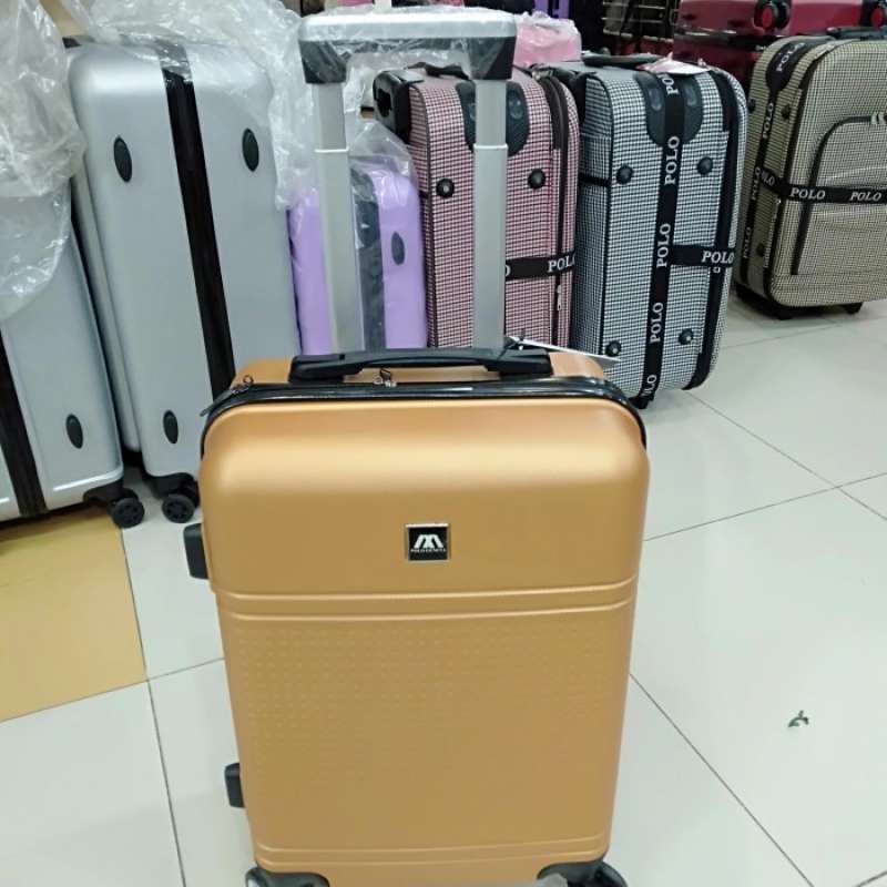 Promo Baru Koper Fiber 20 Inch / Cabin Size / Warna Di Pilih - Gold ...