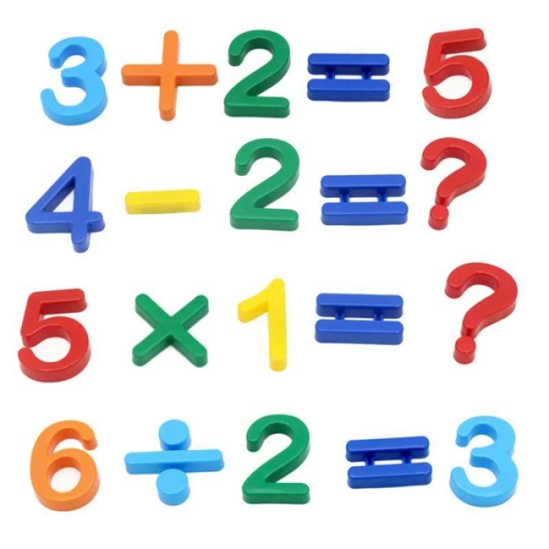 Promo Mainan Edukasi/ Alfabet Magnetik Kayu/huruf Magnet Besar/angka ...