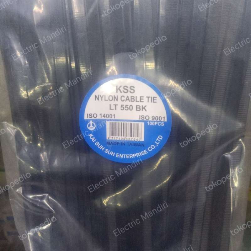 Jual Kss Nylon Cable Ties Lt- 550/ 55cm X 7,6mm - Hitam/putih Di Seller ...