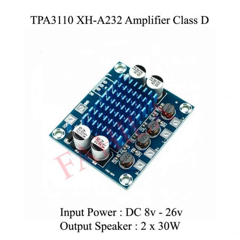 Jual Kit Tpa3110 Xh-a232 30w Modul Audio Amplifier Class D Tpa 3110 Stereo Di Seller Have-id ...