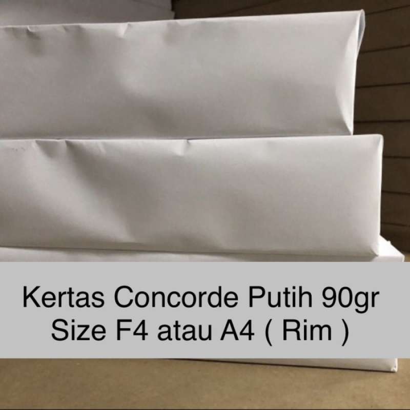 Jual Kertas Concorde Putih 90 Gr ( F4 / Rim ) Di Seller Tombstone ...