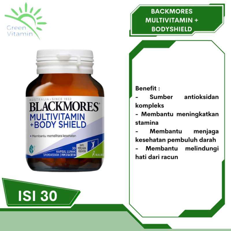 Promo Blackmores Bio Ace Excell 30 Kapsul Bpom Original Excel ...