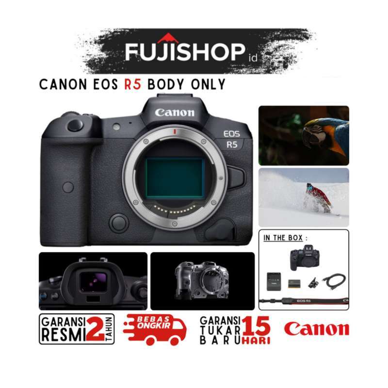 Promo Canon Eos R5 Body Only / Camera Canon Eos R 5 Body Garansi Resmi Diskon 3% Di Seller ...