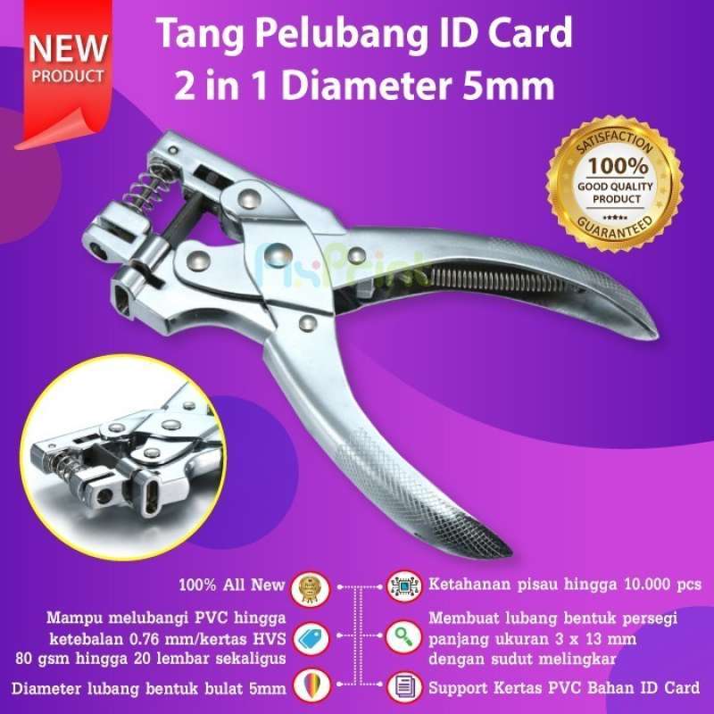 Jual Tang Pembolong Id Card Oval 3x13mm Dan Bulat 5mm Di Seller ...