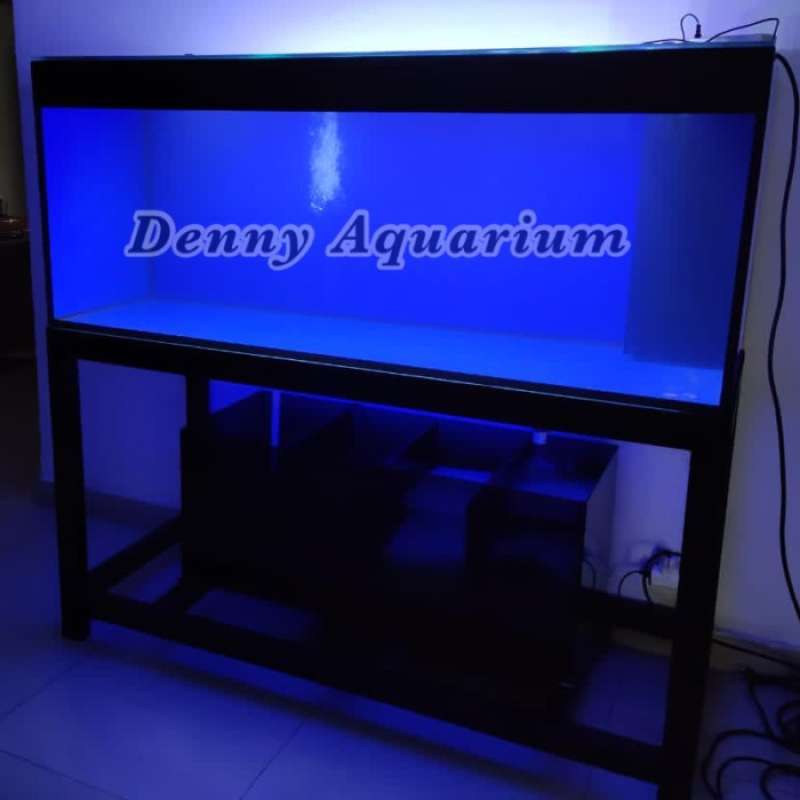 Promo Aquarium Kaca Ukuran 150x50x50cm Set Rak Hollo Dan Sump Filter ...