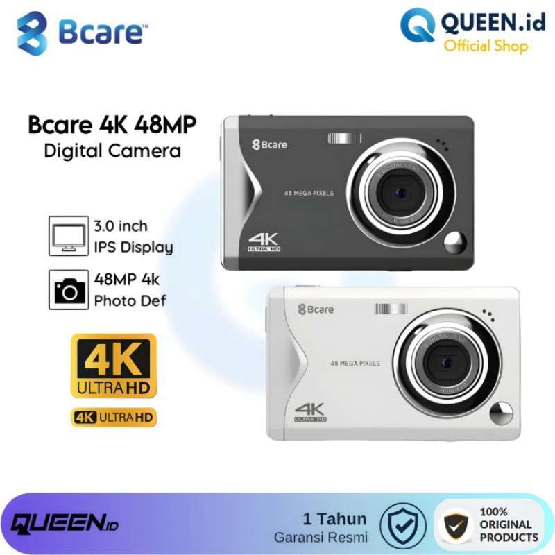 Promo Bcare Mirrorless Pocket Digital Camera 48mp - Kamera Digital 4k ...