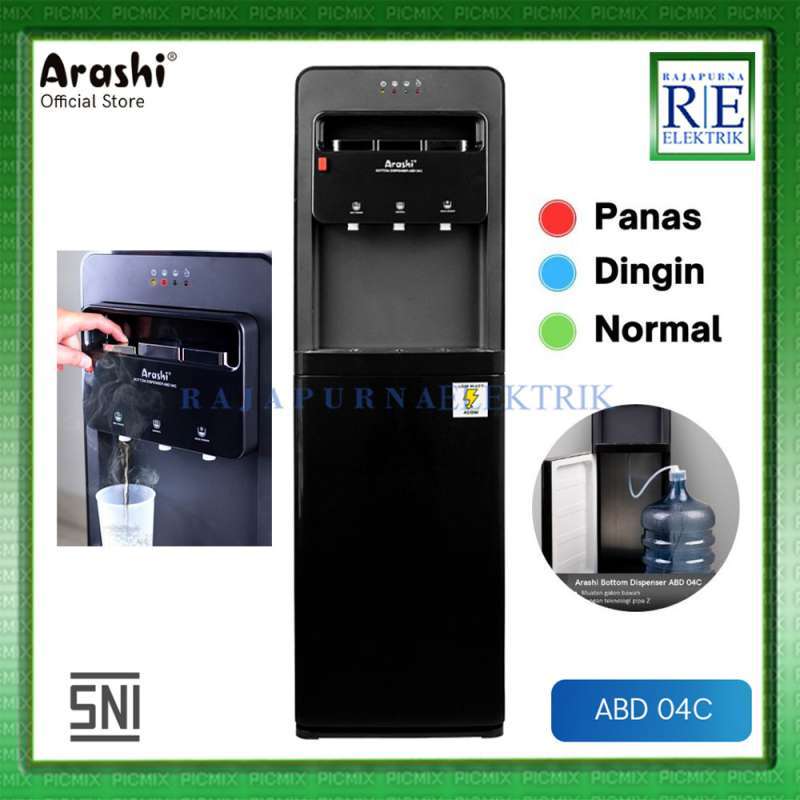 Jual Arashi Dispenser Air Galon Bawah Abd 04c - Fungsi Panas Dingin ...
