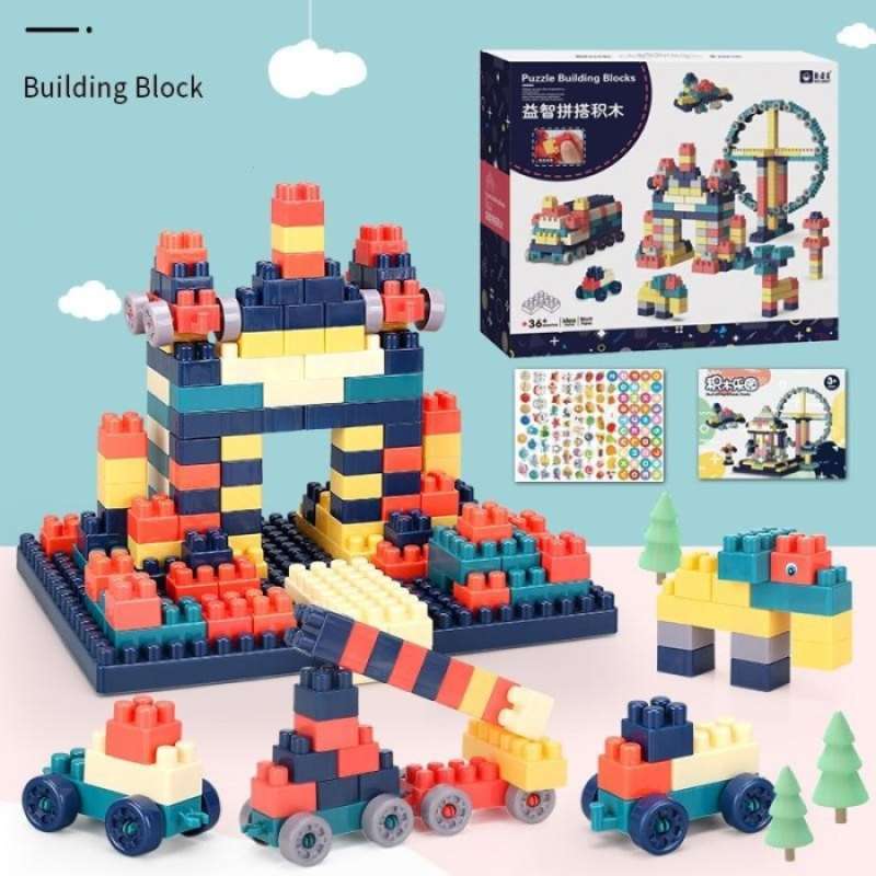 Promo Mainan Anak Balok Susun Block Paradise Diskon 10% Di Seller Al3xa ...