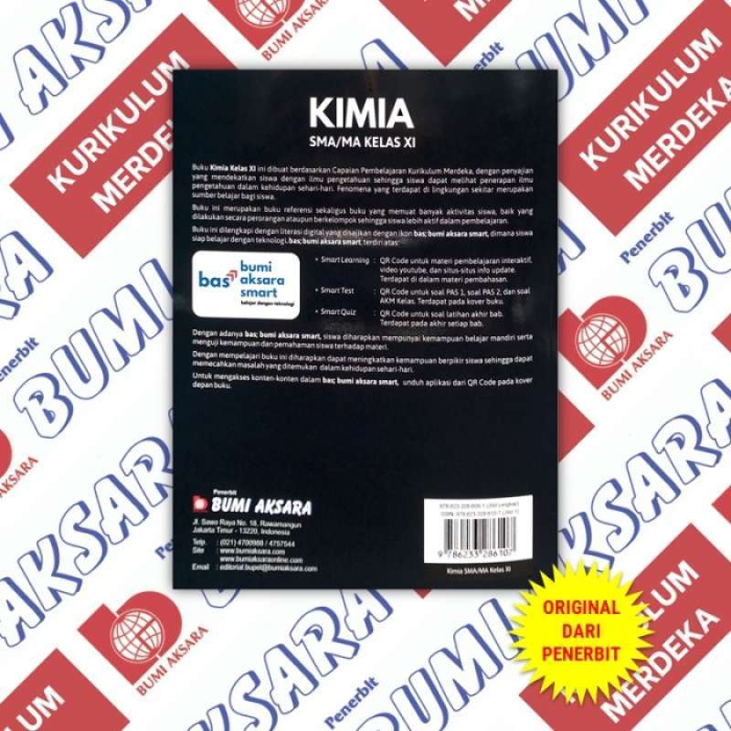 Promo Ori Bumi Aksara Kimia Sma Ma Kls Xi Kurikulum Merdeka Diskon 26% Di Seller Harui Store ...