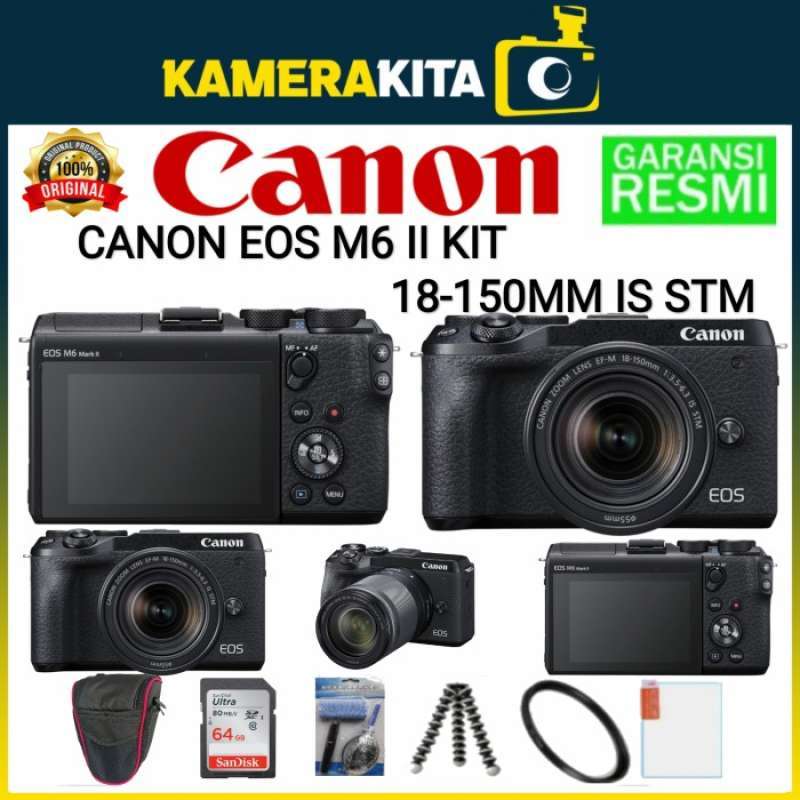 Promo Eos M6 Mark Ii Kit 18-150mm Is Stm/ Eos M6 Ii Kit 18-150mm Diskon ...