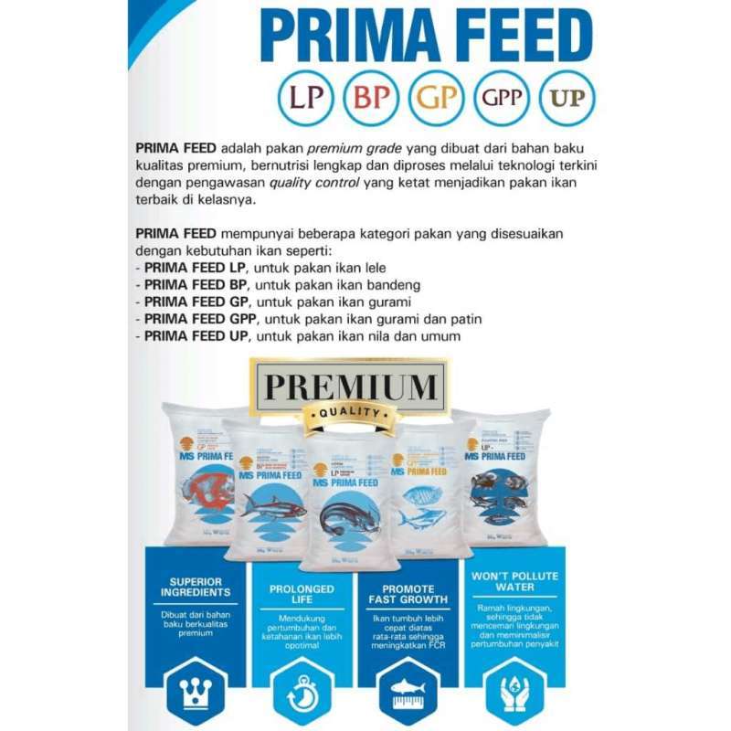 Jual Repack 1 Kg Prima Feed Lp Pakan Lele Premium Grade Pf Nila Gurame ...