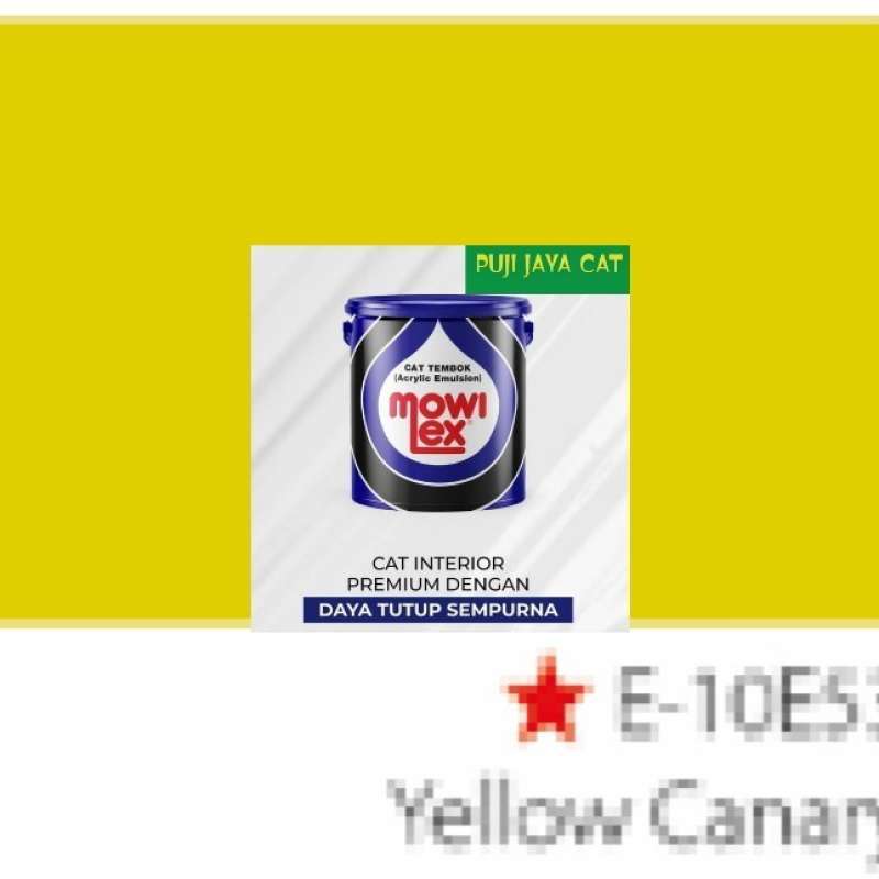Promo Mowilex Yellow Canay E-10e53 Cat Tembok 1kg Diskon 23% Di Seller ...