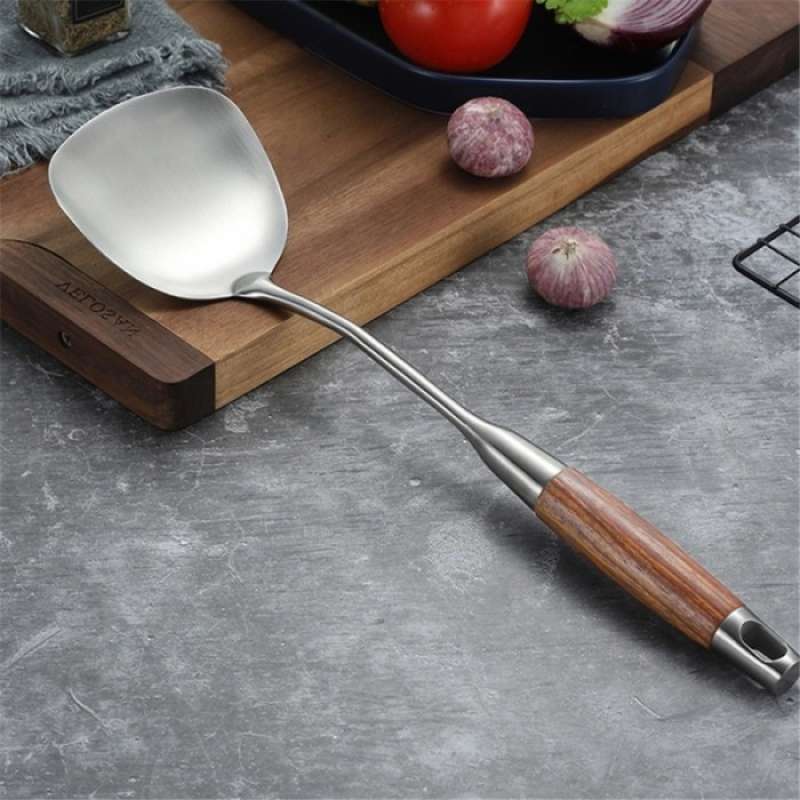 Promo Sodet Sutil Stainless Steel Gagang Kayu Diskon 23% Di Seller ...