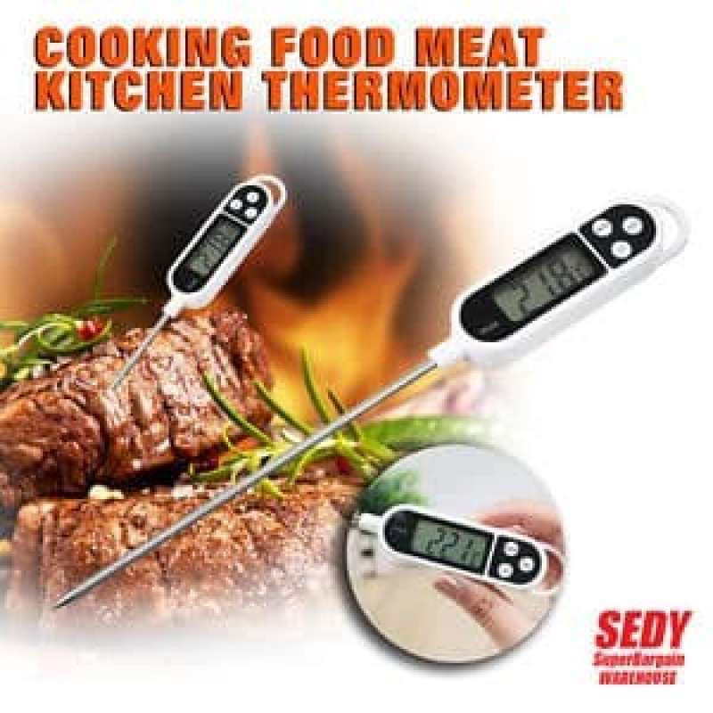 Promo Termometer Air Makanan Minuman Food Thermometer Digital Bbq Susu ...