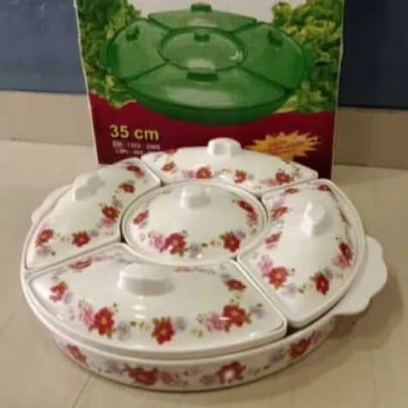 Jual Harga Turun:set Melamin Prasmanan/ Tempat Sayur Di Seller Crown ...