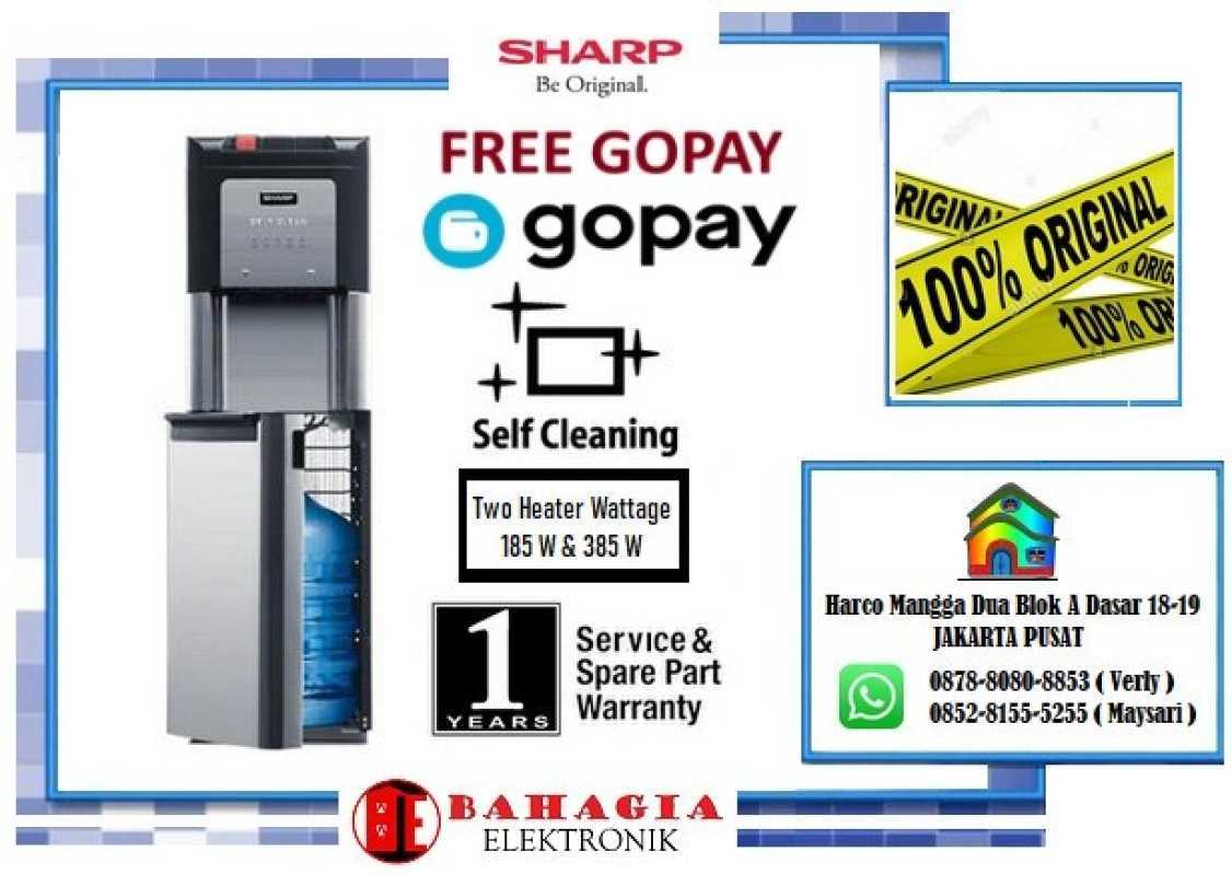 Promo Sharp Water Dispenser Bottom Loading Swd-73eh-bk - Hitam Diskon 23% Di Seller Mizota Store ...