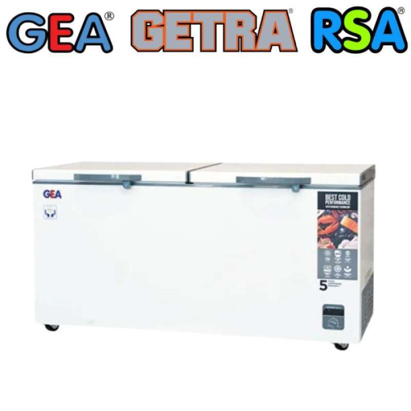 Promo Gea Chest Freezer Ab600r 500 Liter Pembeku Daging Diskon 23% Di ...