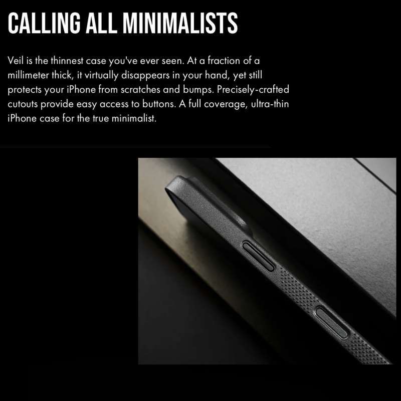 Jual Caudabe Veil Xt Case iPhone 16 Pro Max / 16 Pro - Slim MagSafe ...