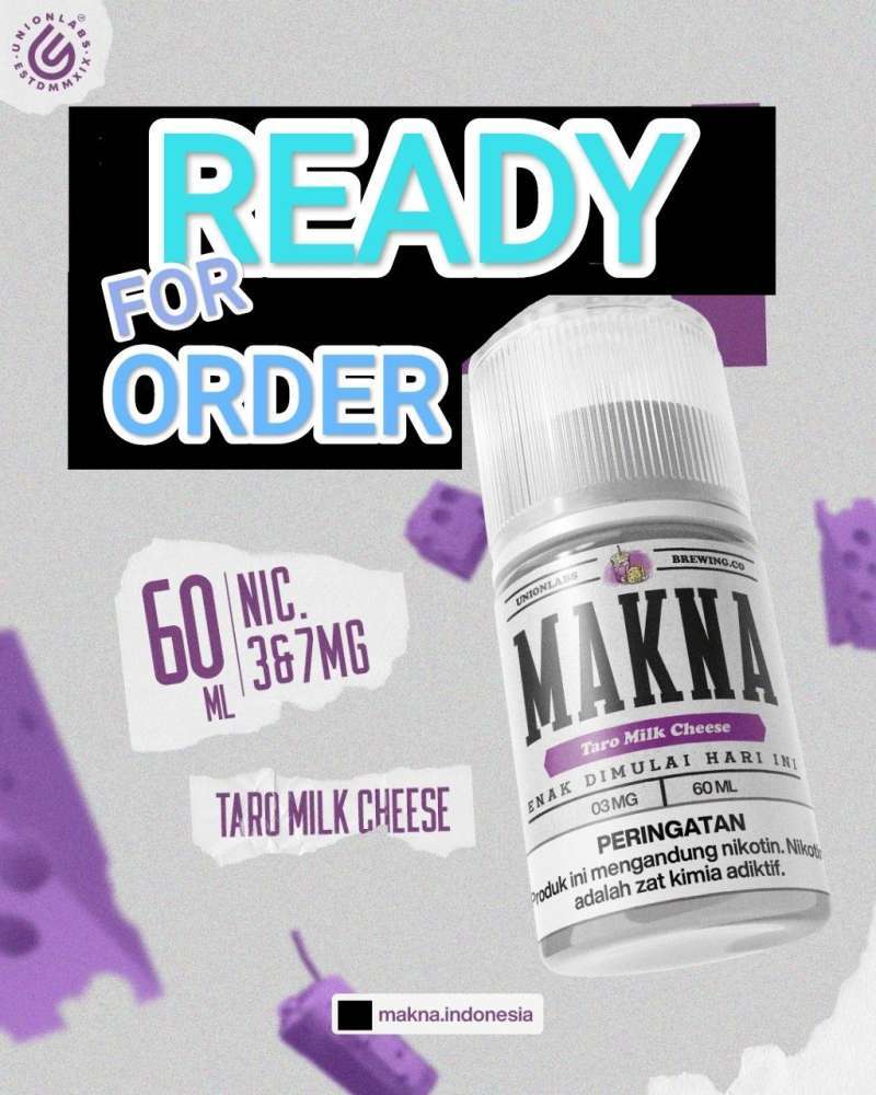 Jual Makna V2 Taro Milk Cheese By Union Labs - Nic 7 Di Seller Vaporit ...