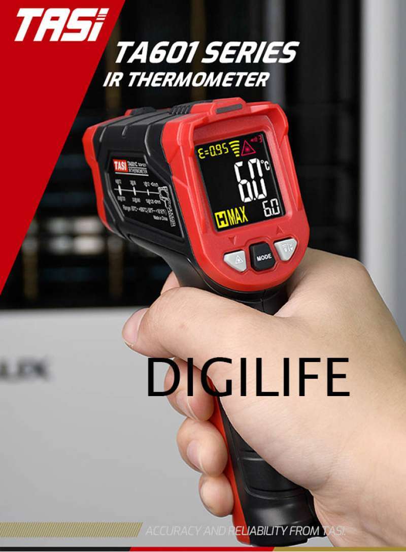 Jual Infrared Thermometer Tasi Ta601c Gun Termometer 880c Ta-601c ...