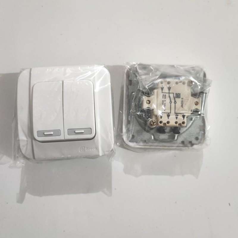 Jual Saklar Broco Inbow | Saklar Seri /double Broco Galleo Inbow Di ...