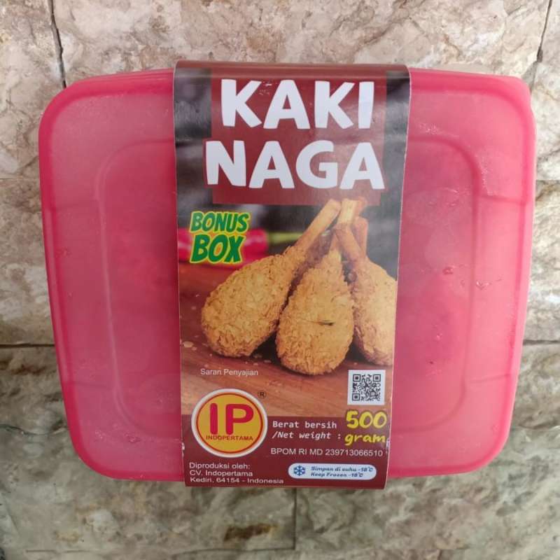 Jual Kaki Naga Indo Pertama Free Container Box 500 Gram Boe Di Seller ...