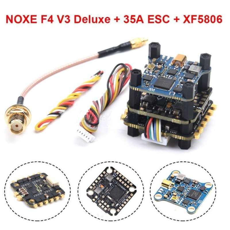 Jual Flytower Mini Noxe F4 V3 Flight Control 35A ESC XF5806 VTX Module ...