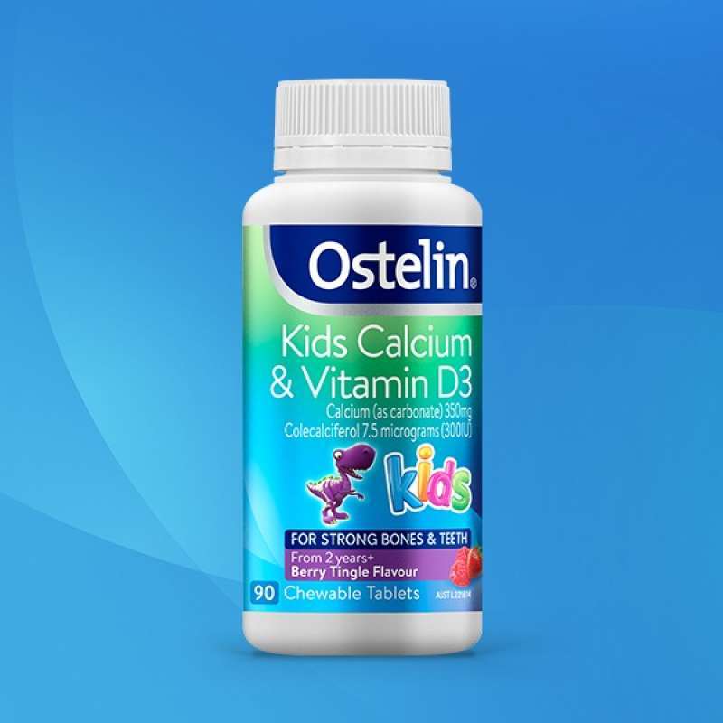 Promo Ostelin Kids Calcium & Vitamin D3 Tablets 90tabs Diskon 23% Di ...