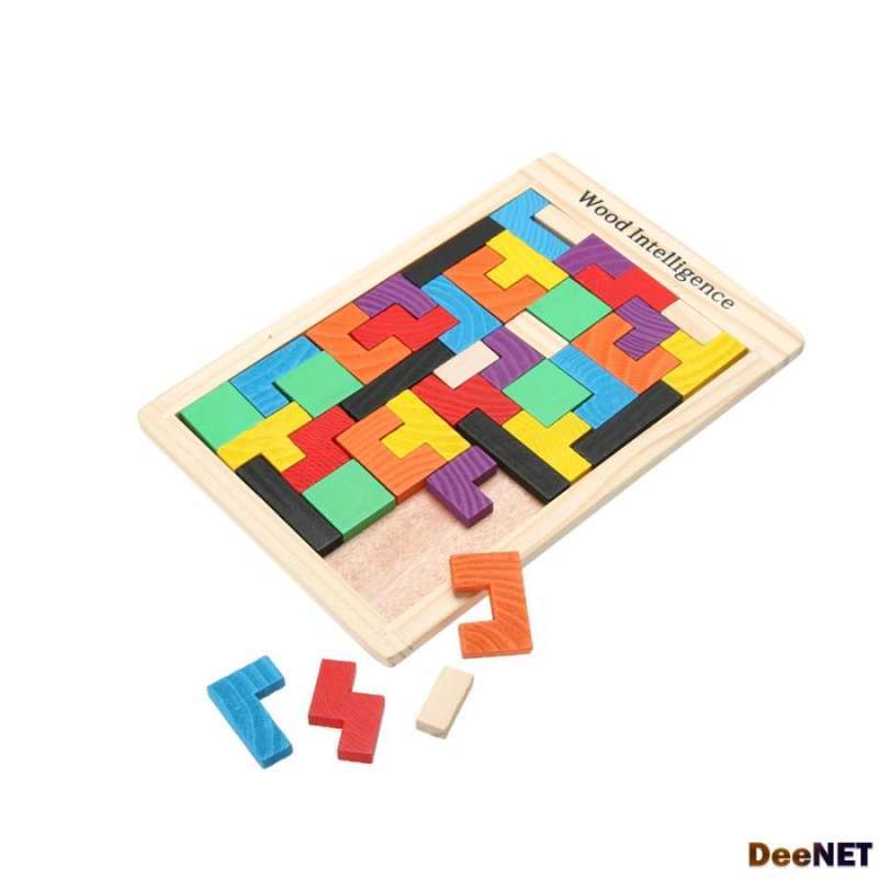 Jual Mainan Puzzle Tangram Tetris Di Seller Deenetshop - Cempaka Putih ...