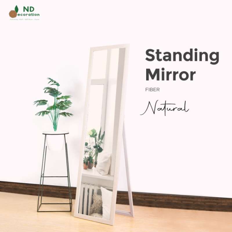 Jual Standing Mirror Jati Belanda / Kaca Standing Full Body / Di Seller ...