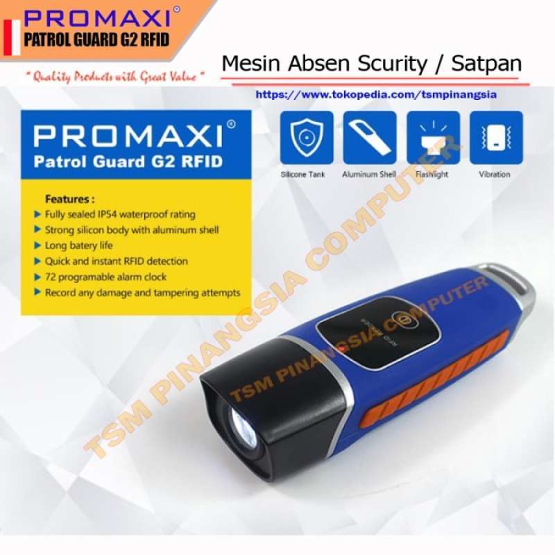 Promo Promaxi G 1 Rfid Patrol Guard Guard Tour Security Patoli Mobile ...